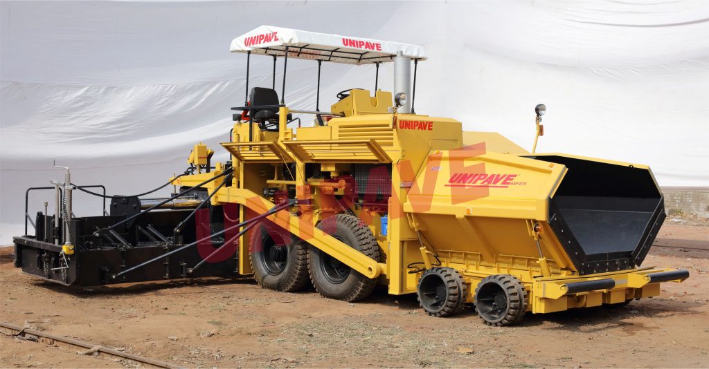 Sensor pavers, asphalt paver finishers range - UNIPAVE